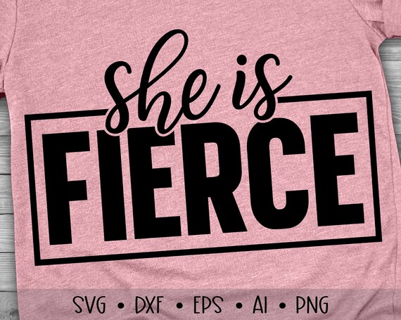 She is Fierce Svg Afro Queen Svg Black Woman Svg Faith It - Etsy