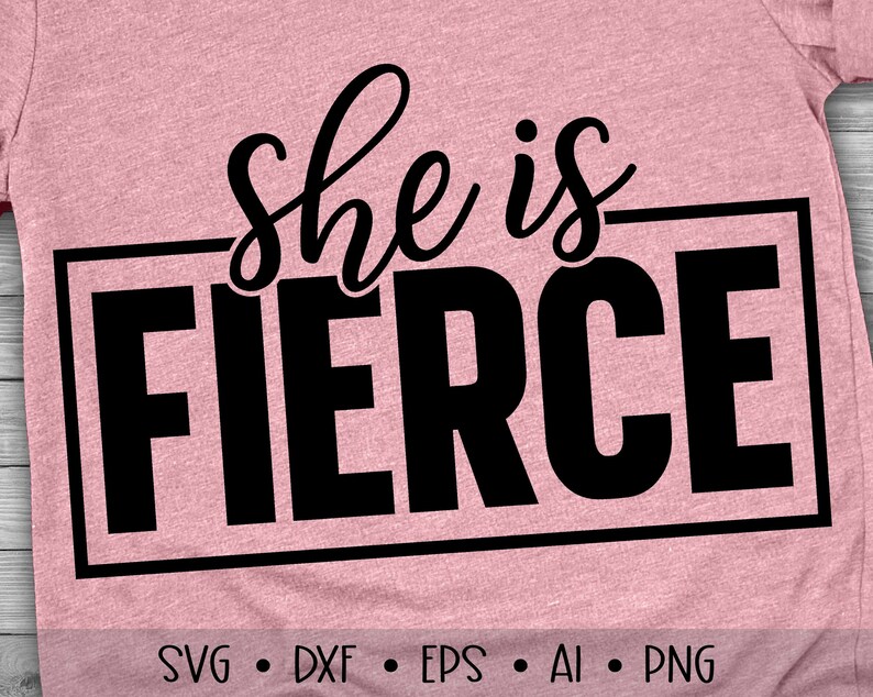 She is Fierce Svg Afro Queen Svg Black Woman Svg Faith It - Etsy
