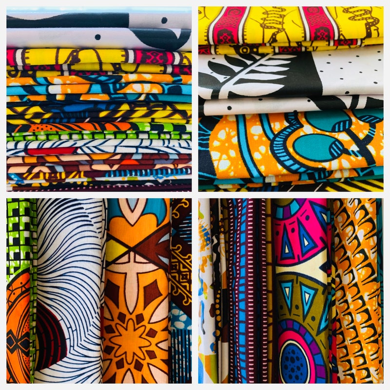 African Fabric Block - Etsy