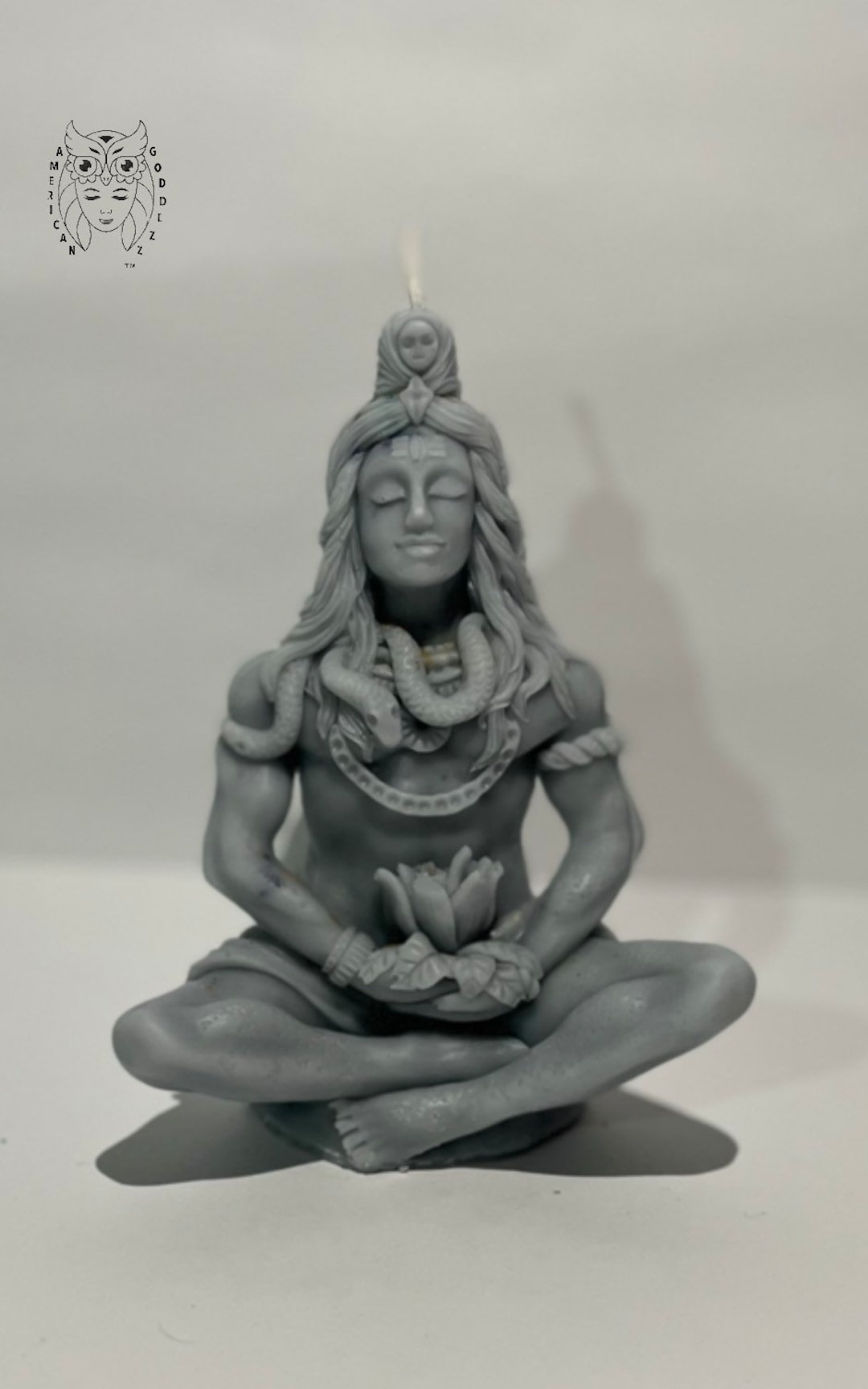 Lord Shiva Scented Candle / Shiva Statue - Etsy