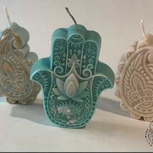 Hamsa Evil Eye Scented Candle - Etsy