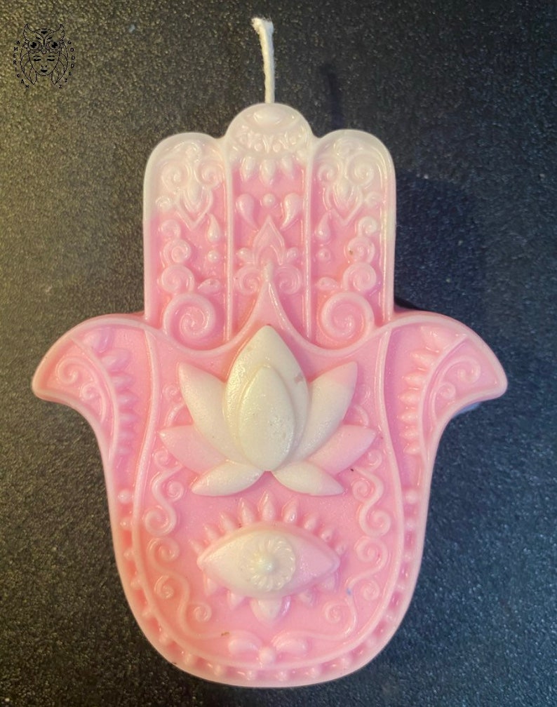 Hamsa Evil Eye Scented Candle - Etsy