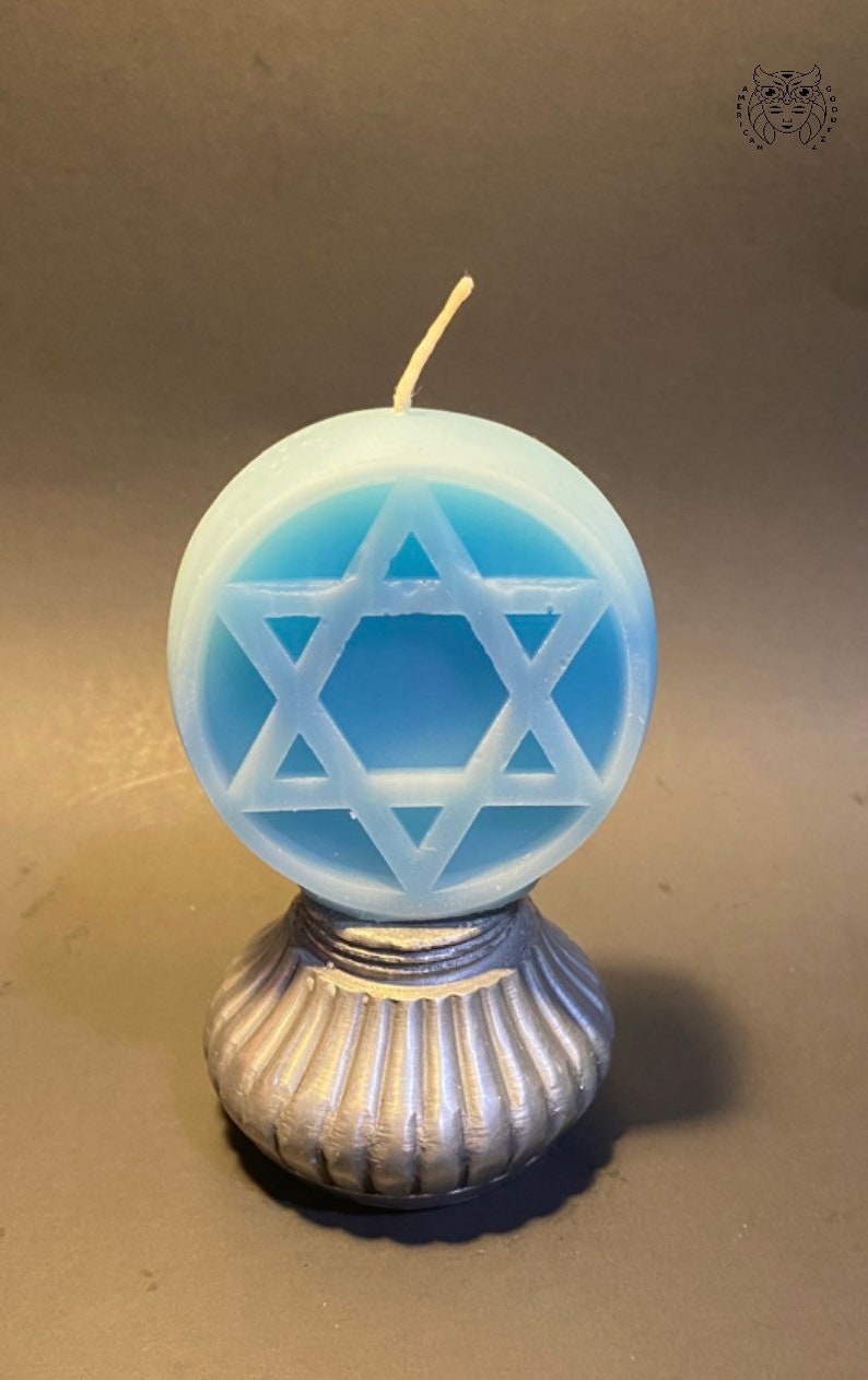 Star of David Scented Candle - Etsy