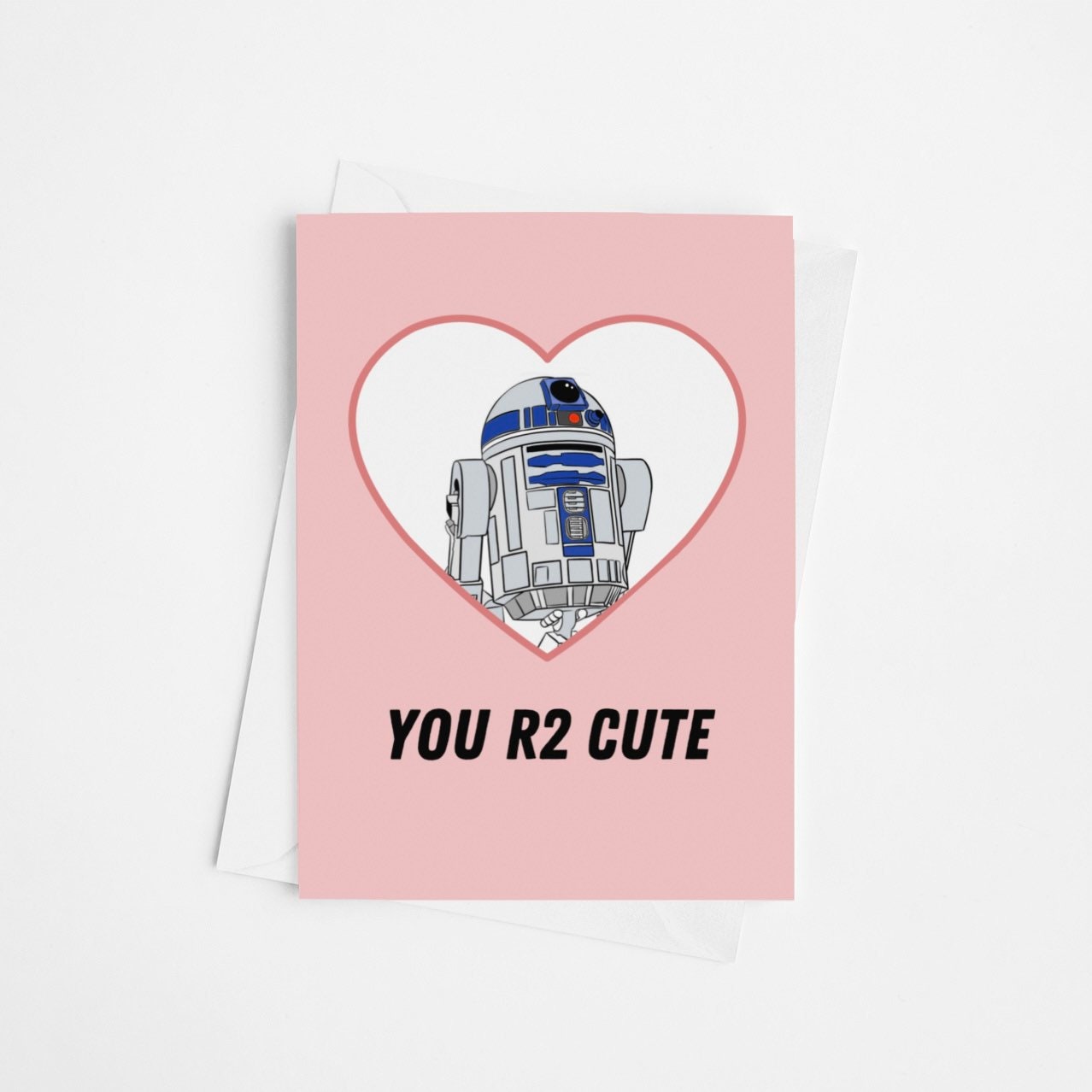 You R2 Cute Valentines Day Card for Her or Him Friendship | Etsy