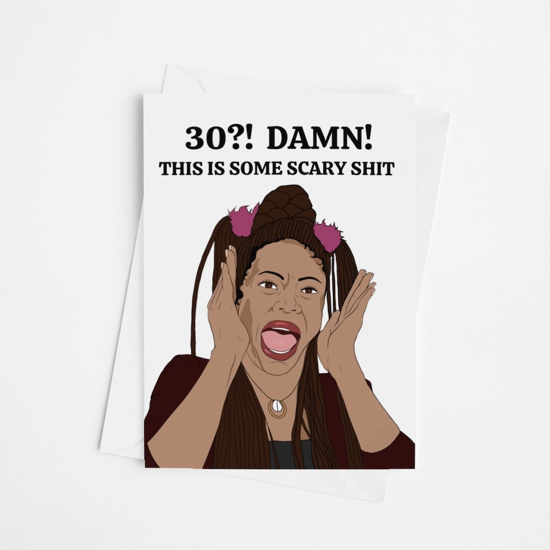 Custom Birthday Card, Scary Movie Birthday Card Halloween Decor Happy ...