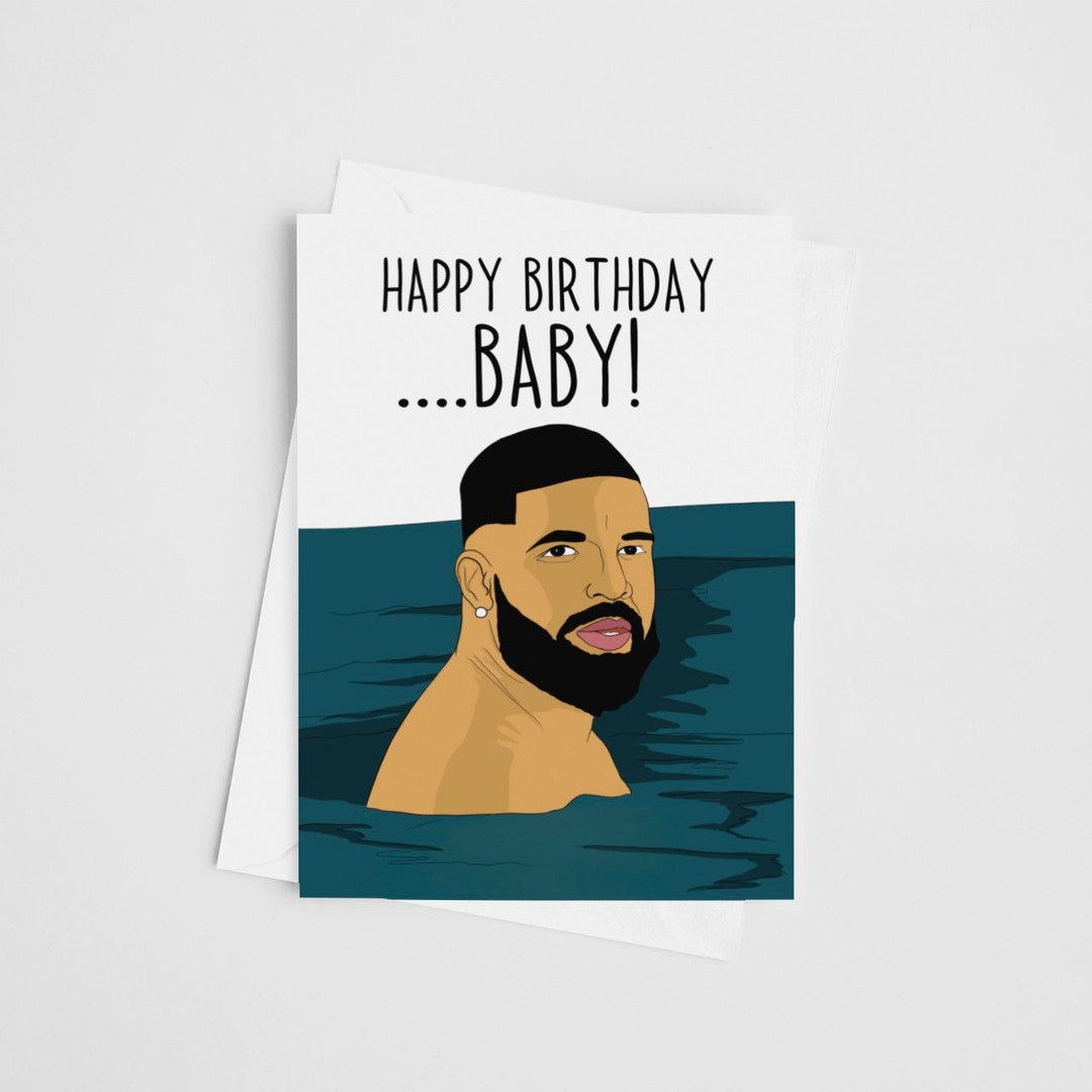 Hip-hop Birthday Card Funny Birthday Card for Her or Him Laugh Now Meme ...