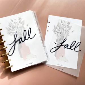 Fall Art Paper Planner Inserts - Etsy