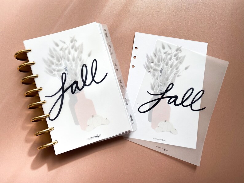 Fall Art Paper Planner Inserts - Etsy