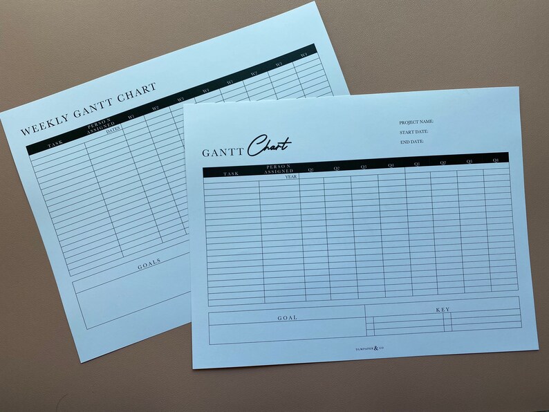 Project Management Insert Set - Etsy