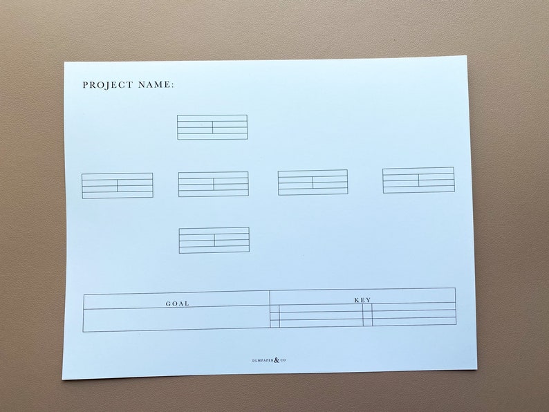Project Management Insert Set - Etsy