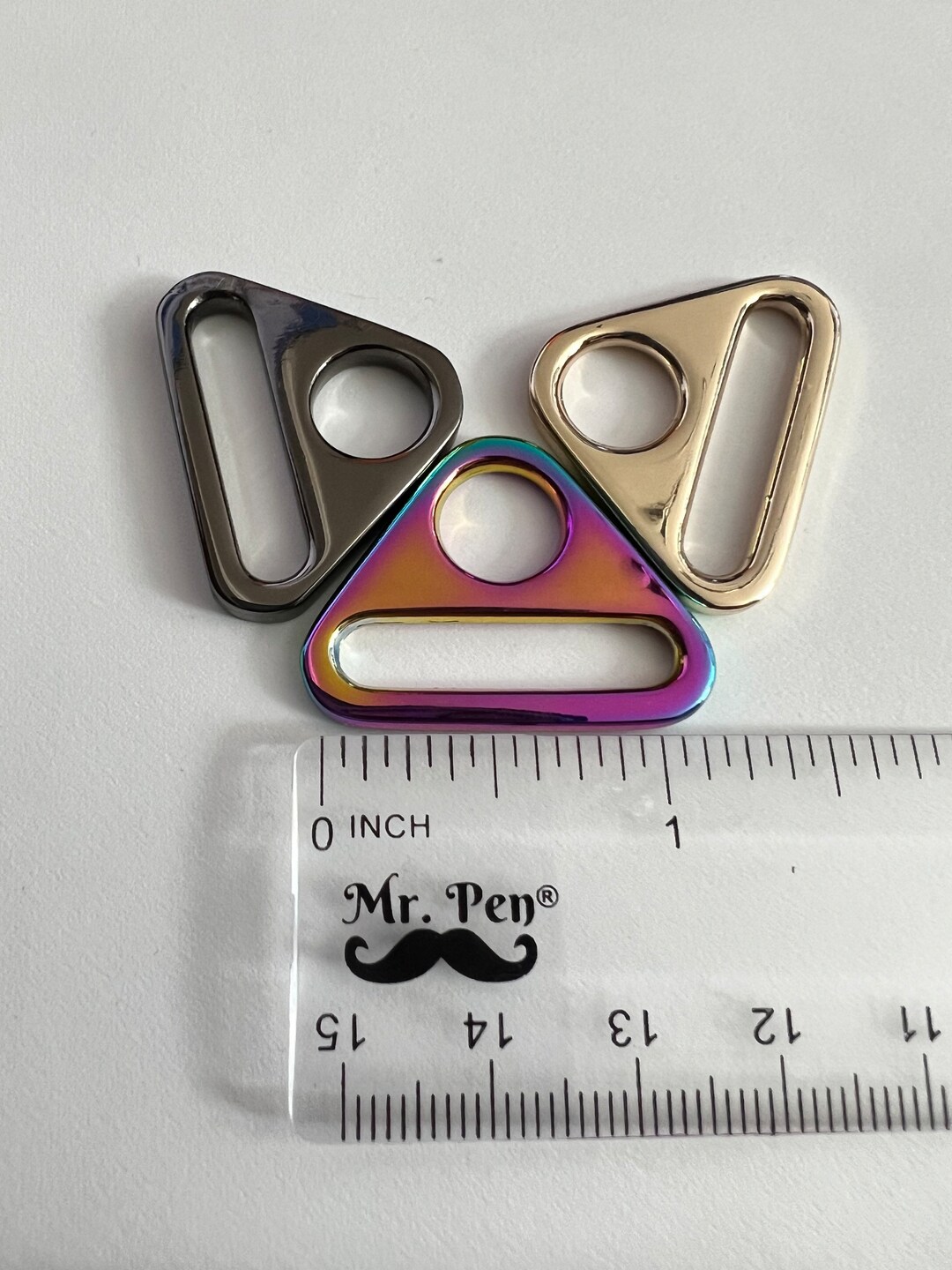 25mm Triangle Rings - Set of 2 - Etsy