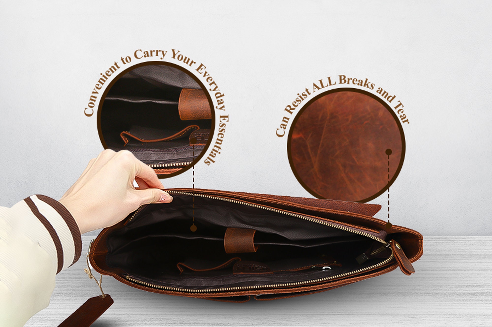 Leather Briefcase Man, Leather Bag Man, Laptop Messenger Bag, Satchel ...