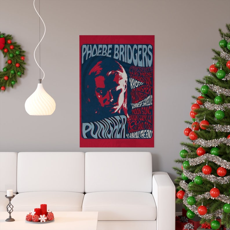 Phoebe Bridgers Punisher Retro Poster Phoebe Bridgers - Etsy