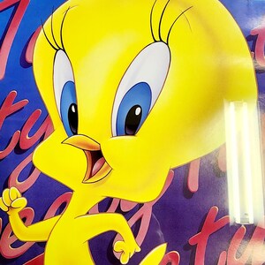 Vintage Tweety Bird Looney Tune Framed Bedroom Poster. Old School ...