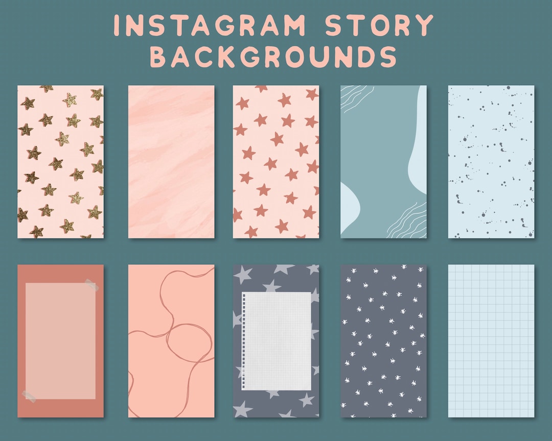 10 Instagram Story Backgrounds, Instagram Templates, Blank Insta ...