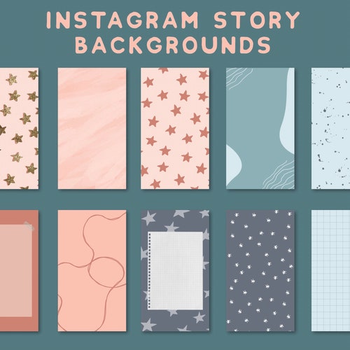 10 Watercolor Instagram Story Backgrounds Instagram - Etsy
