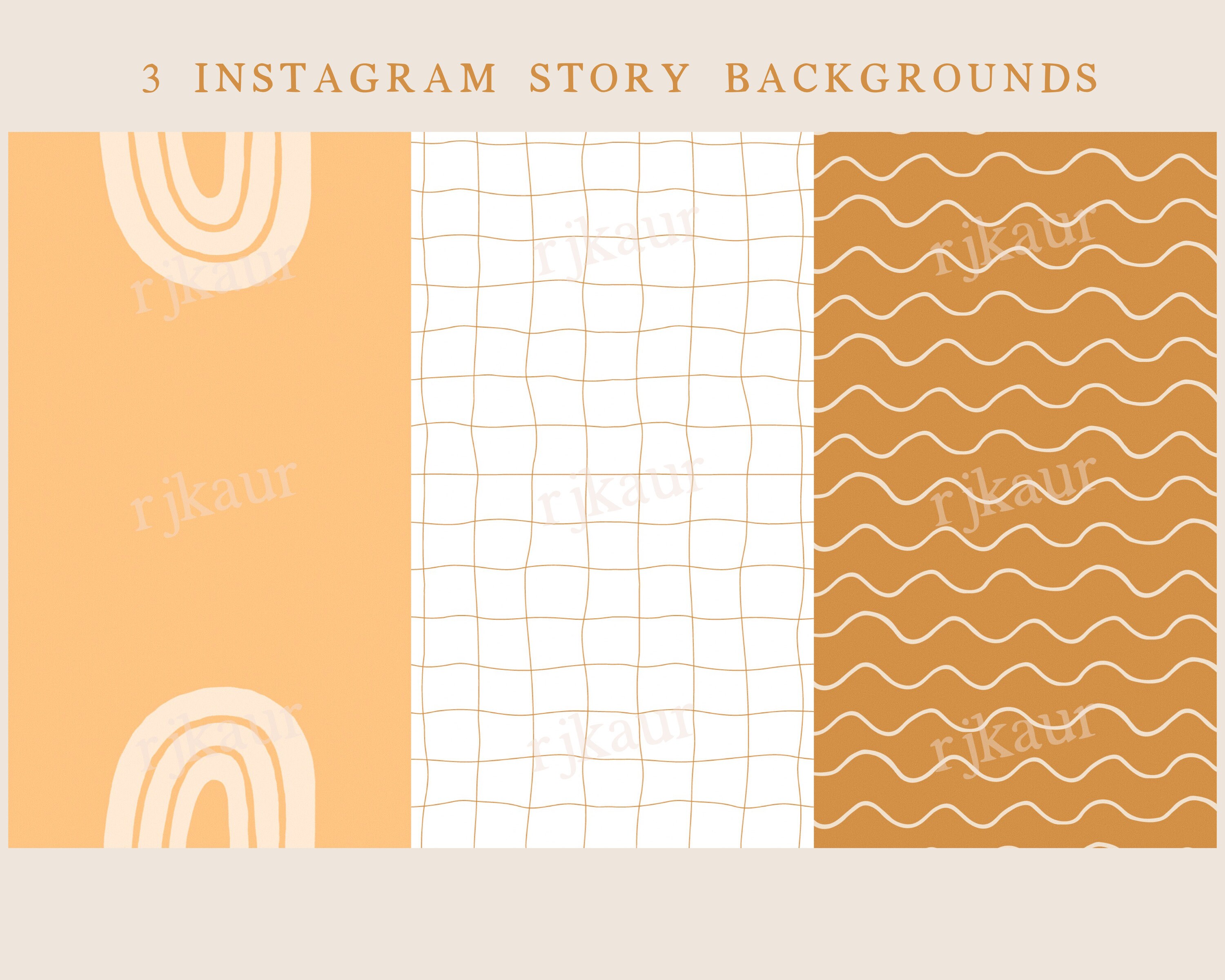 Instagram Story Stickers Backgrounds Pack | Etsy