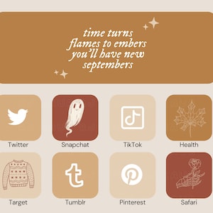 Fall/Holiday Themed iOS/Android App Icons iOS14 Widget | Etsy