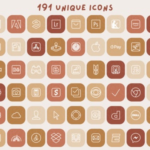 Fall/holiday Themed Ios/android App Icons | Ios14 Widget Photos | Ios ...