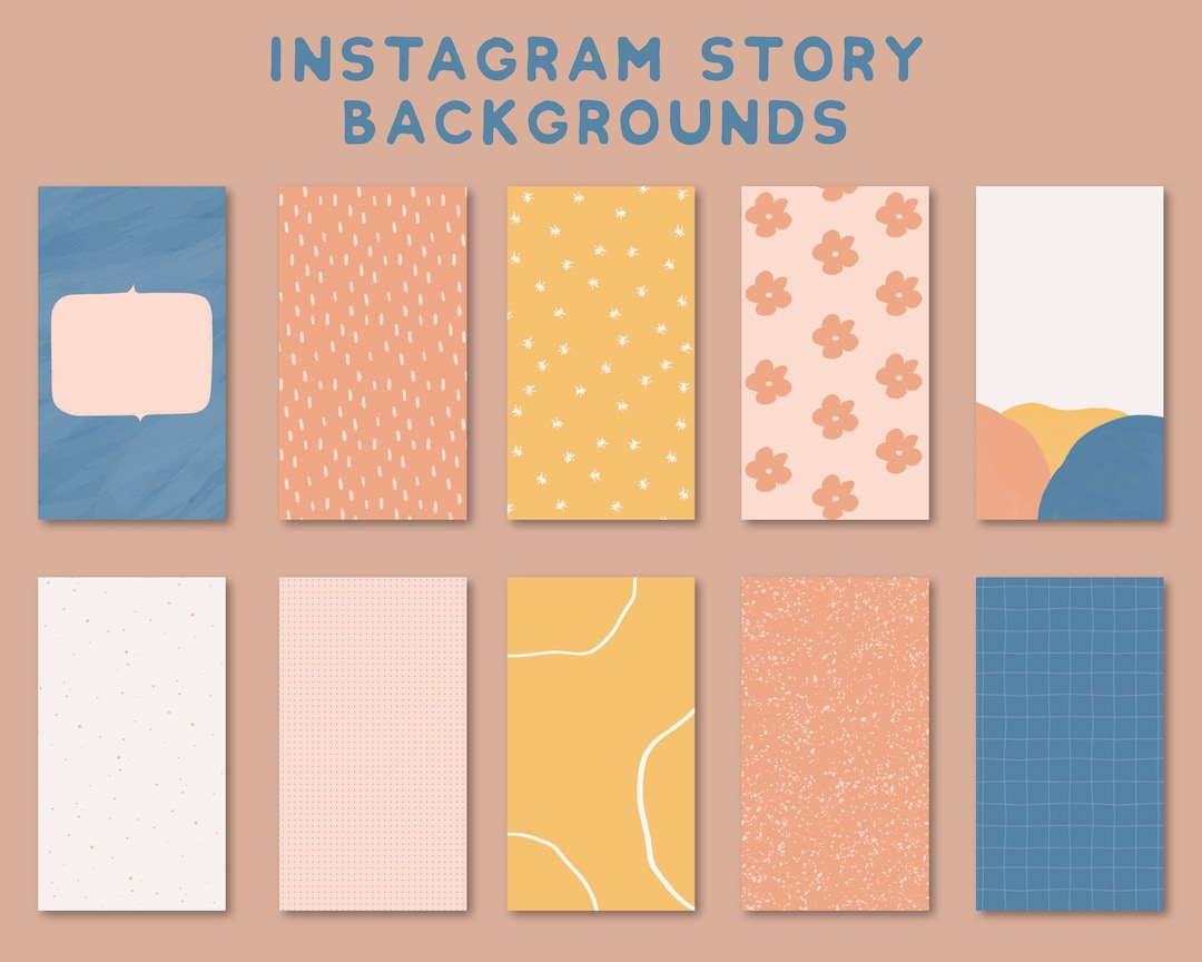 10 Instagram Story Backgrounds, Instagram Templates, Blank Insta ...