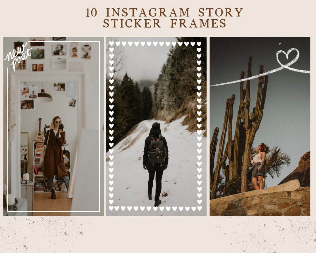 10 Instagram Story Sticker Frames | IG Stickers | Insta Story Stickers ...