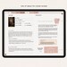 Minimal Digital Reading Journal Book Reviews Reading Tracker for ...