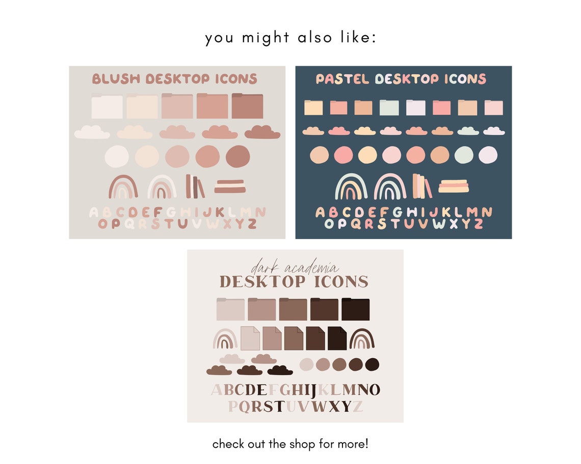 Sage Green Desktop Folder Icons + Wallpapers | Aesthetic Organizing ...