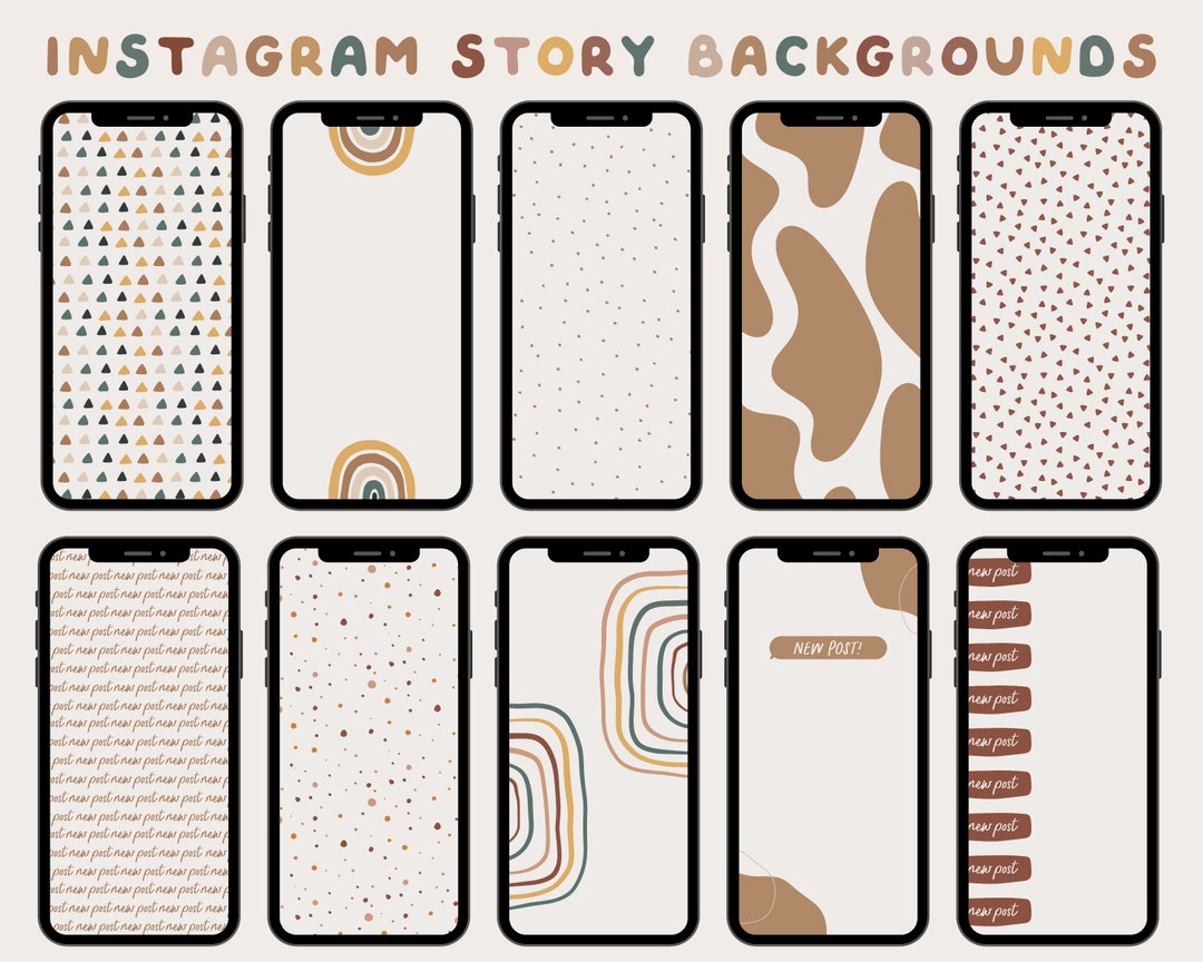 14 Instagram Story Backgrounds | Digital Paper | IG Story Backgrounds ...