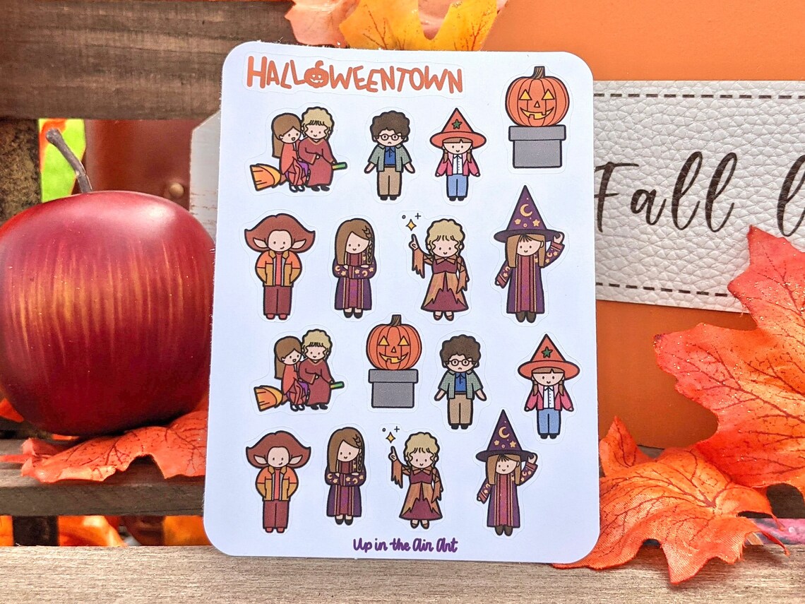 Halloweentown Sticker Sheet Bullet Journal Stickers Planner | Etsy