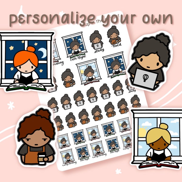 Chibi Sticker - Etsy