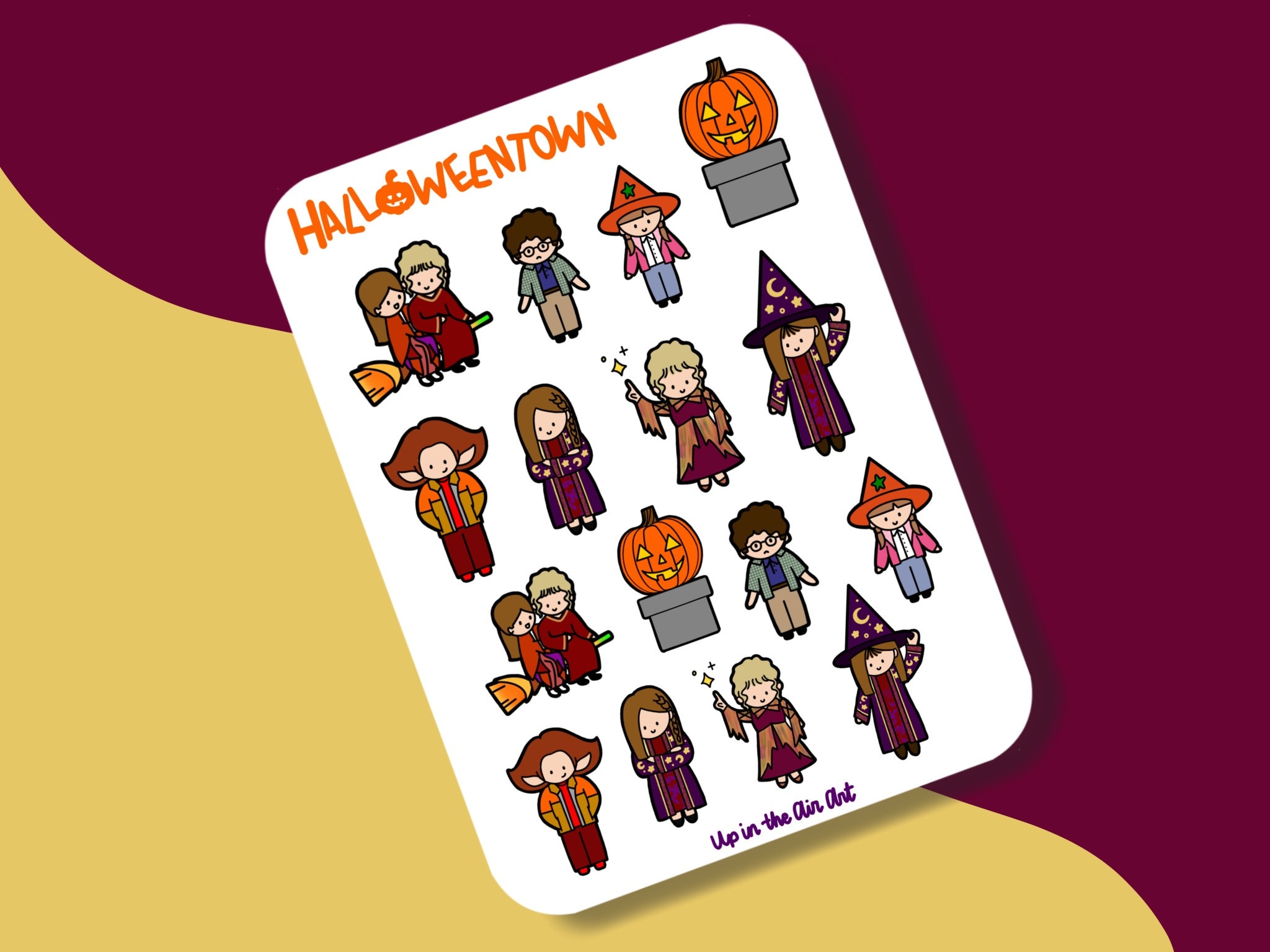 Halloweentown Sticker Sheet Bullet Journal Stickers Planner | Etsy