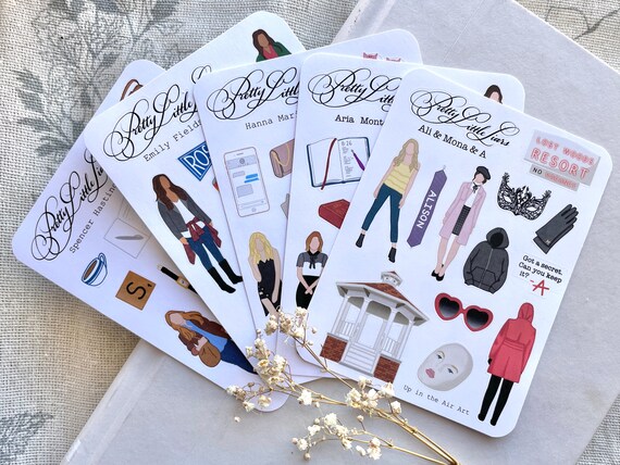 Pretty Little Liars TV Show Sticker Sheet Bullet Journal | Etsy