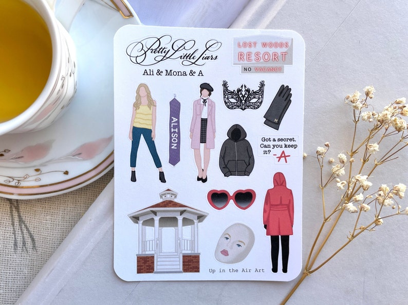 Pretty Little Liars TV Show Sticker Sheet Bullet Journal | Etsy