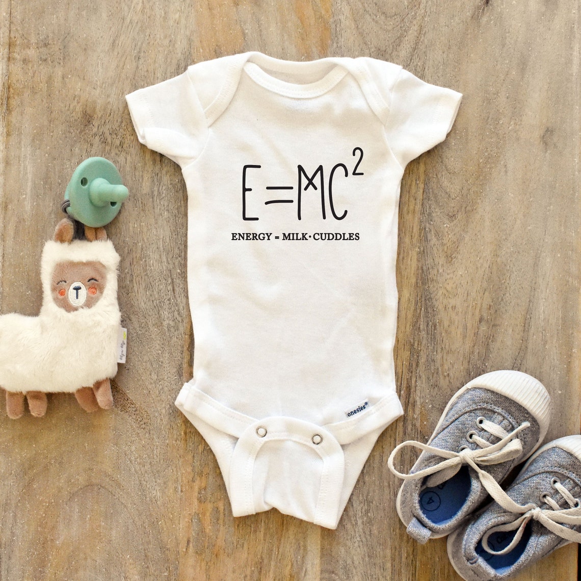E = MC2 Science Baby Bodysuit Baby Boy Girl Unisex Clothes New ...
