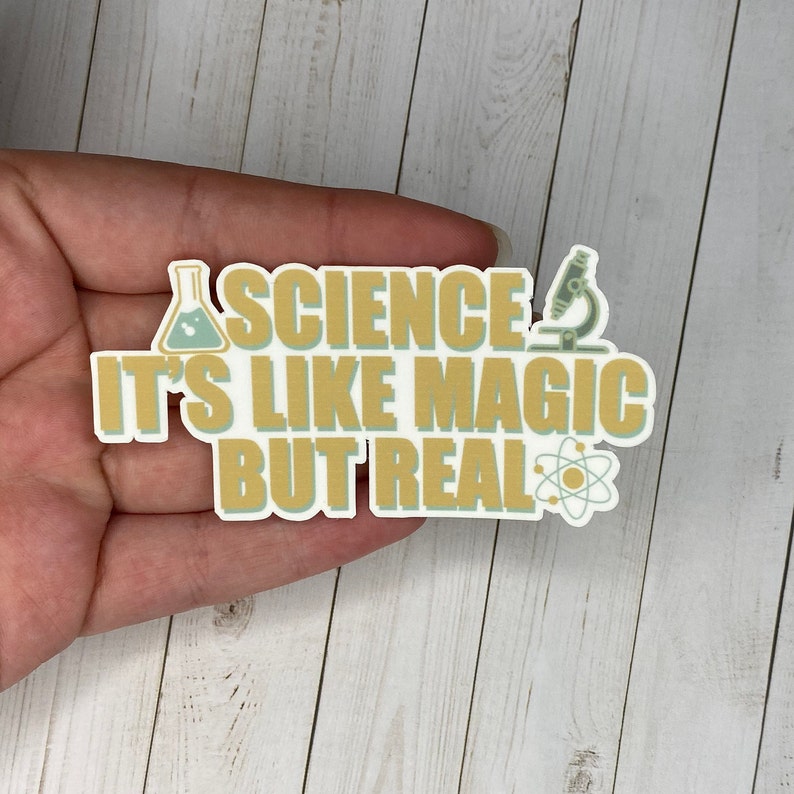 Science Sticker Laptop Sticker Vinyl Sticker Quote Sticker - Etsy