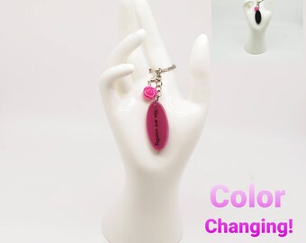 Hidden Message Thermochromic Color Changing Keychain | Etsy