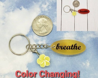 Hidden Message Thermochromic Color Changing Keychain | Etsy