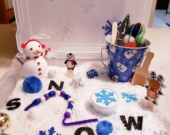Winter Sensory Bin - Etsy