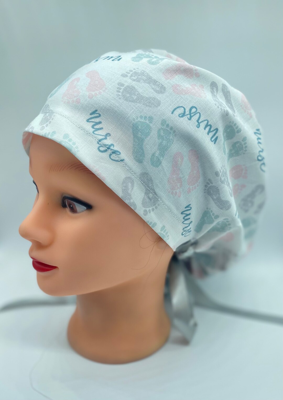 Labor and Delivery Euro Nurse Scrub Cap, OBGYN Euro Scrub Hat, Scrub ...