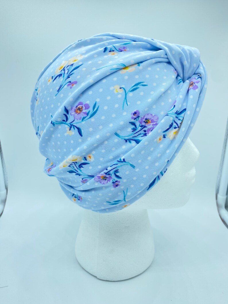 Blue Chemo Cap Specifically for Cancer Patients, Beanie, Head Covering ...
