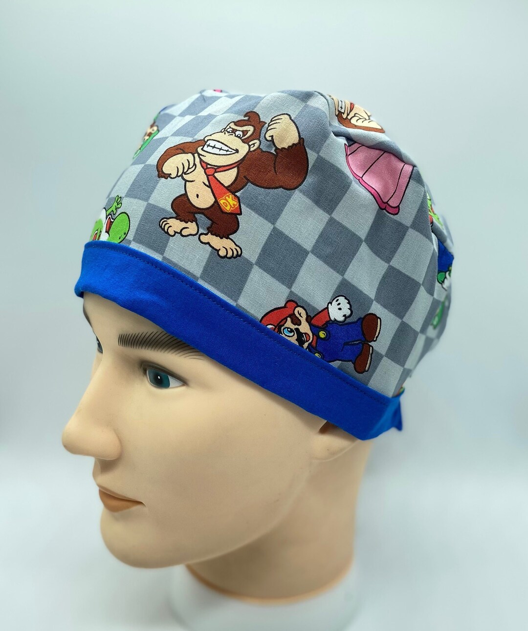 Mario Brothers Scrub Cap, Gamers Scrub Cap, Mens Scrub Cap, Womens ...