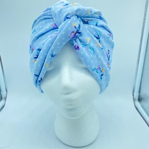 Blue Chemo Cap Specifically for Cancer Patients, Beanie, Head Covering ...