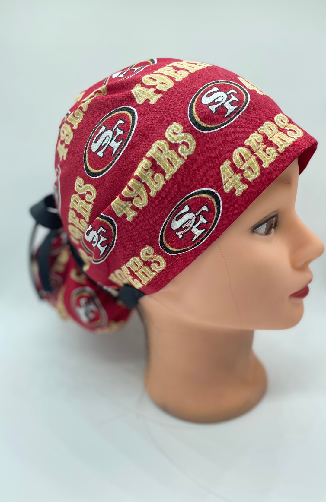 49ers Scrub Cap for Women Unisex Scrub Cap Nfl Scrub Cap - Etsy