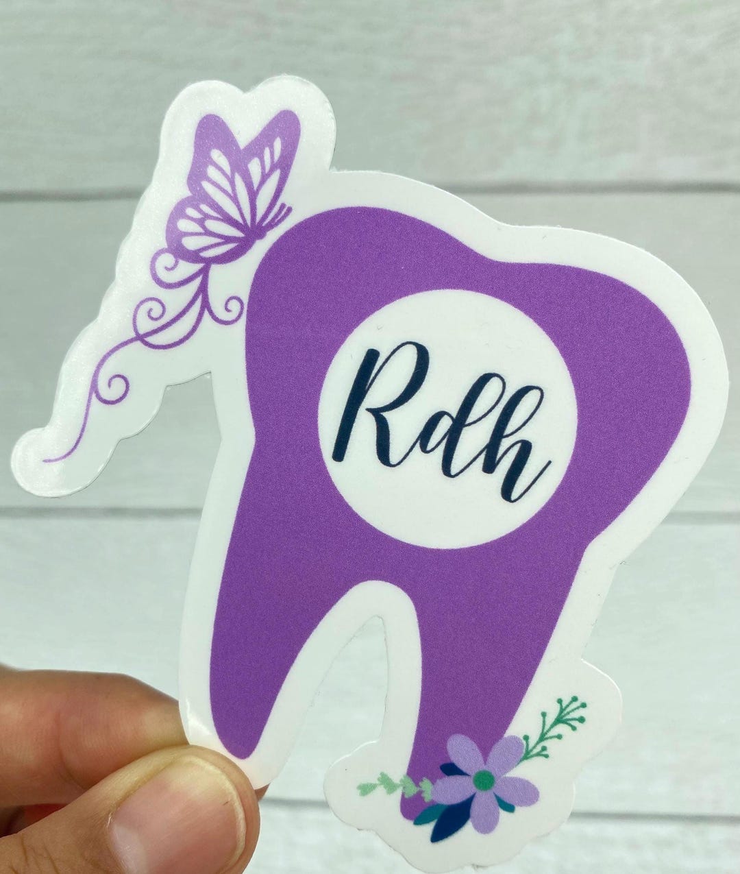 RDH Dental Sticker, Dental Hygienist Sticker, Dental Hygienist Gift ...
