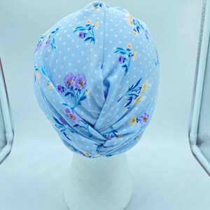 Blue Chemo Cap Specifically for Cancer Patients, Beanie, Head Covering ...