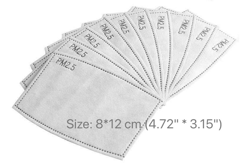 Reusable Adult Unisex Cotton Vented Face Mask With Filter - Etsy