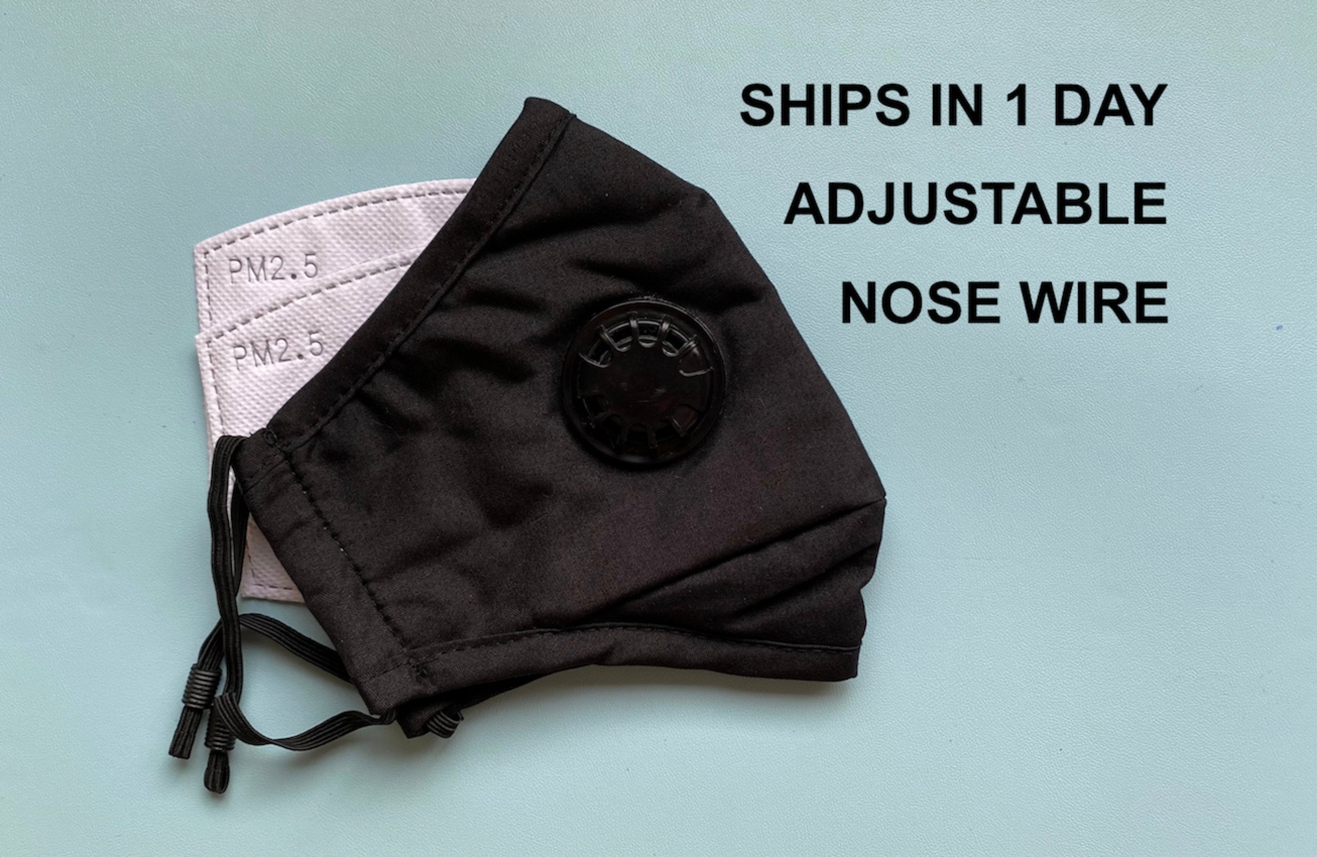 Teen Face Mask with Vent and Nose Wire Plus 2 Filters | Etsy