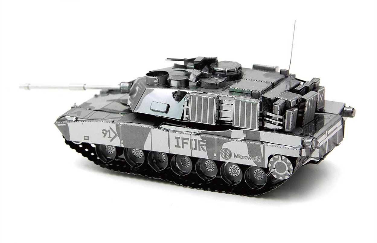 The War Tank Motor Tank 3D Metal Model DIY Assemble Puzzle Jigsaw ...