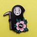 Grim Reaper No Face and Soot Sprite Flower Pin - Etsy