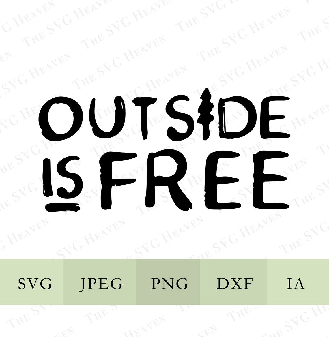 Outside is Free SVG PNG JPEG Vector Image Instant Download Nature Svg ...